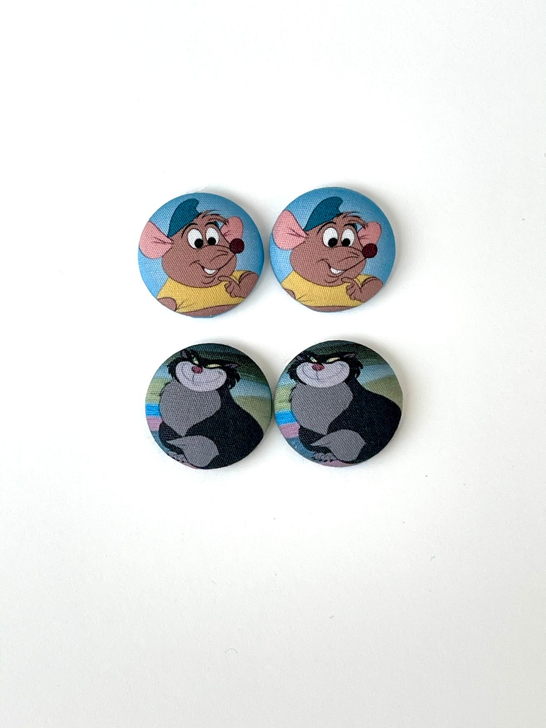 Gus Gus and Lucifer Cinderella Earring Set - Etsy