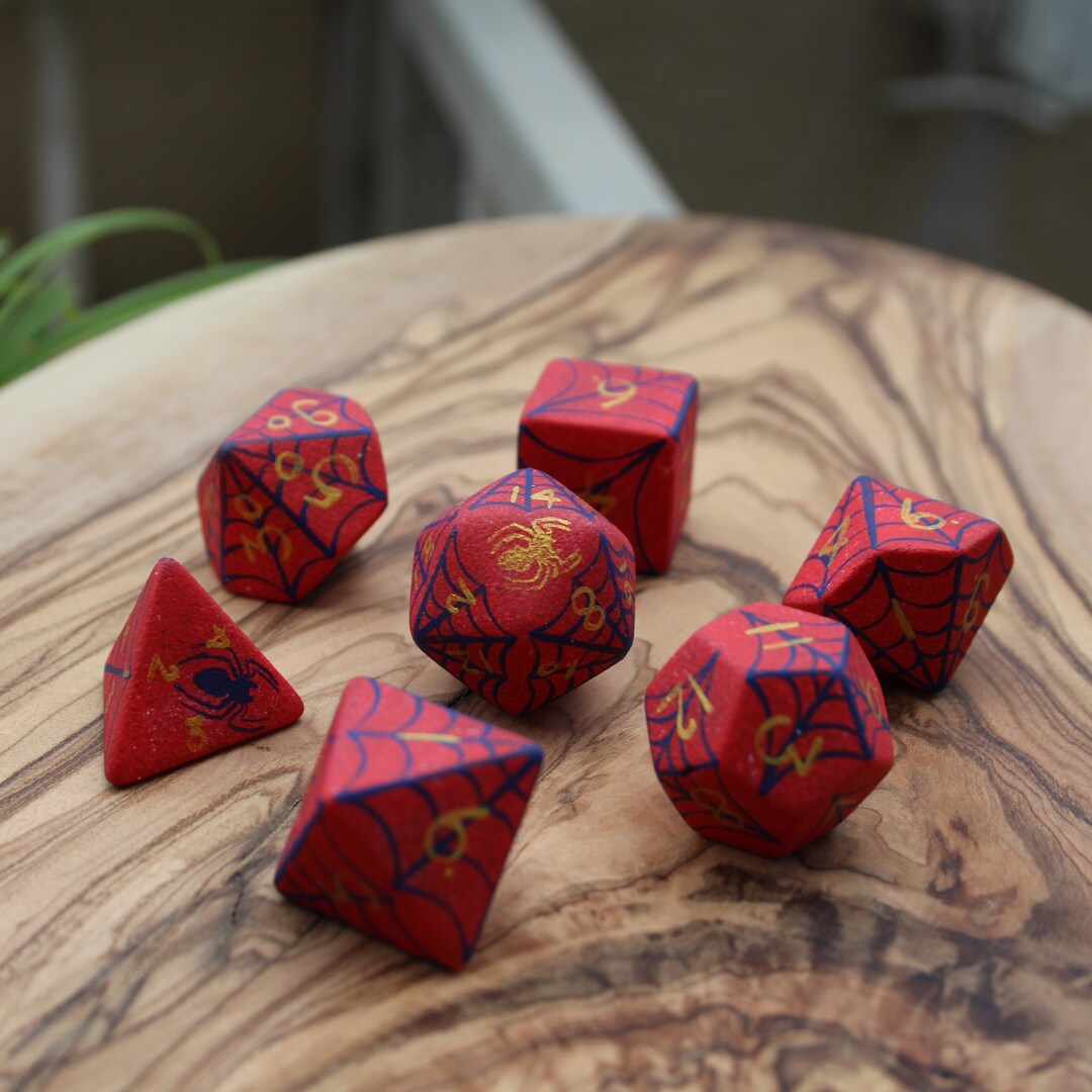 Handpainted Spider-man Dice | Pre-order - Etsy