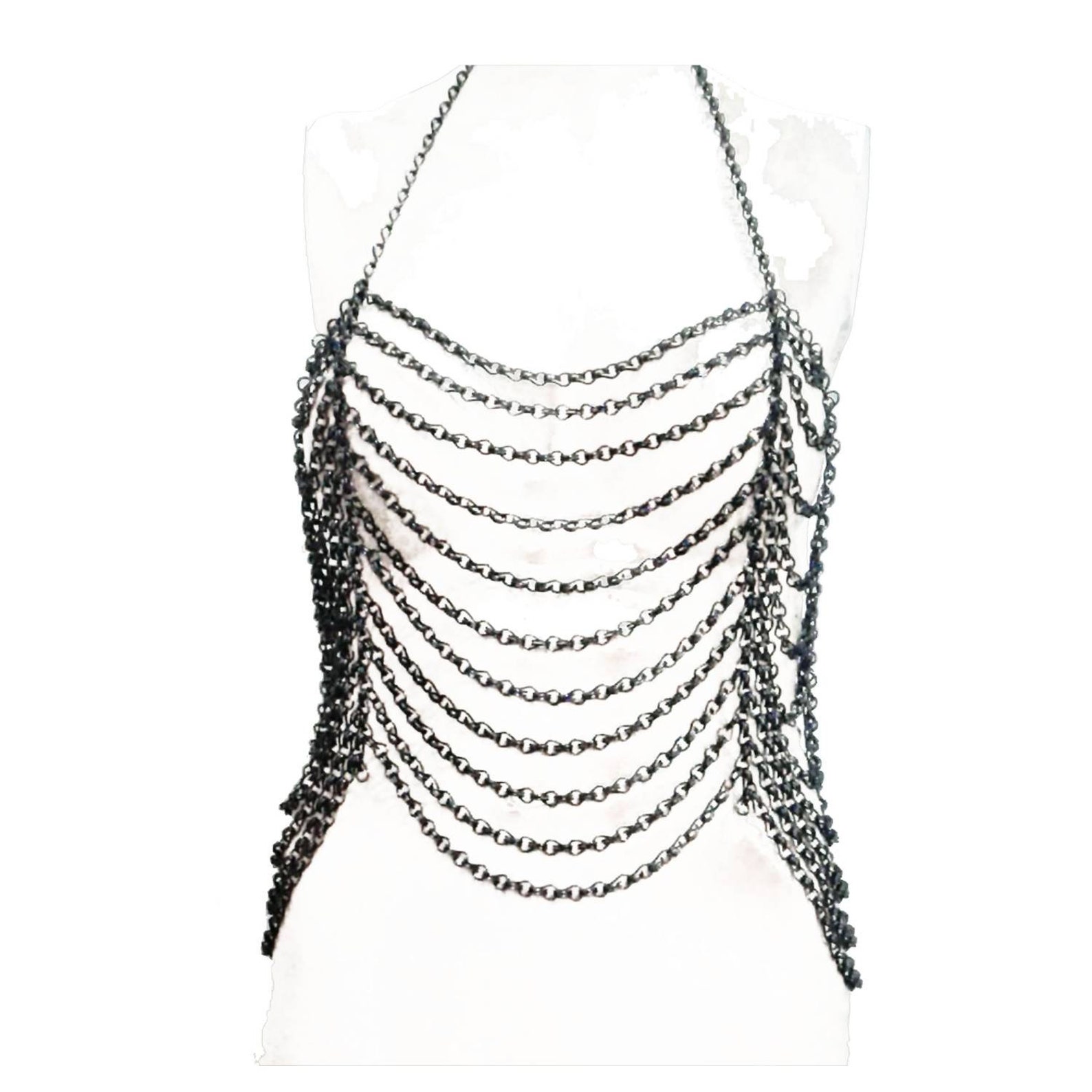 Sexy Exotic Chainmail Halter Top | Etsy