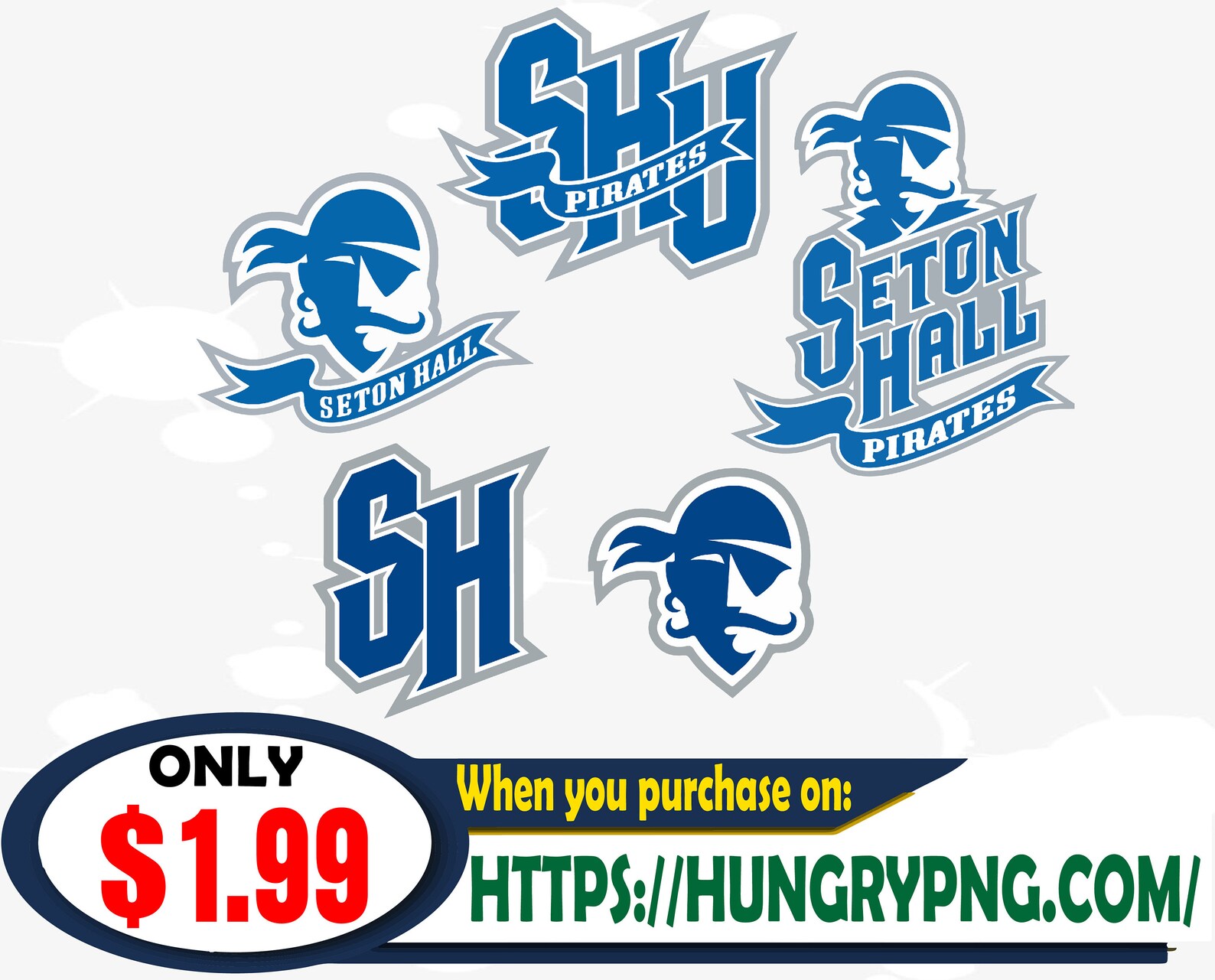Seton Hall Svg Seton Hall Logo Ncaa Team Ncaa Logo Bundle - Etsy