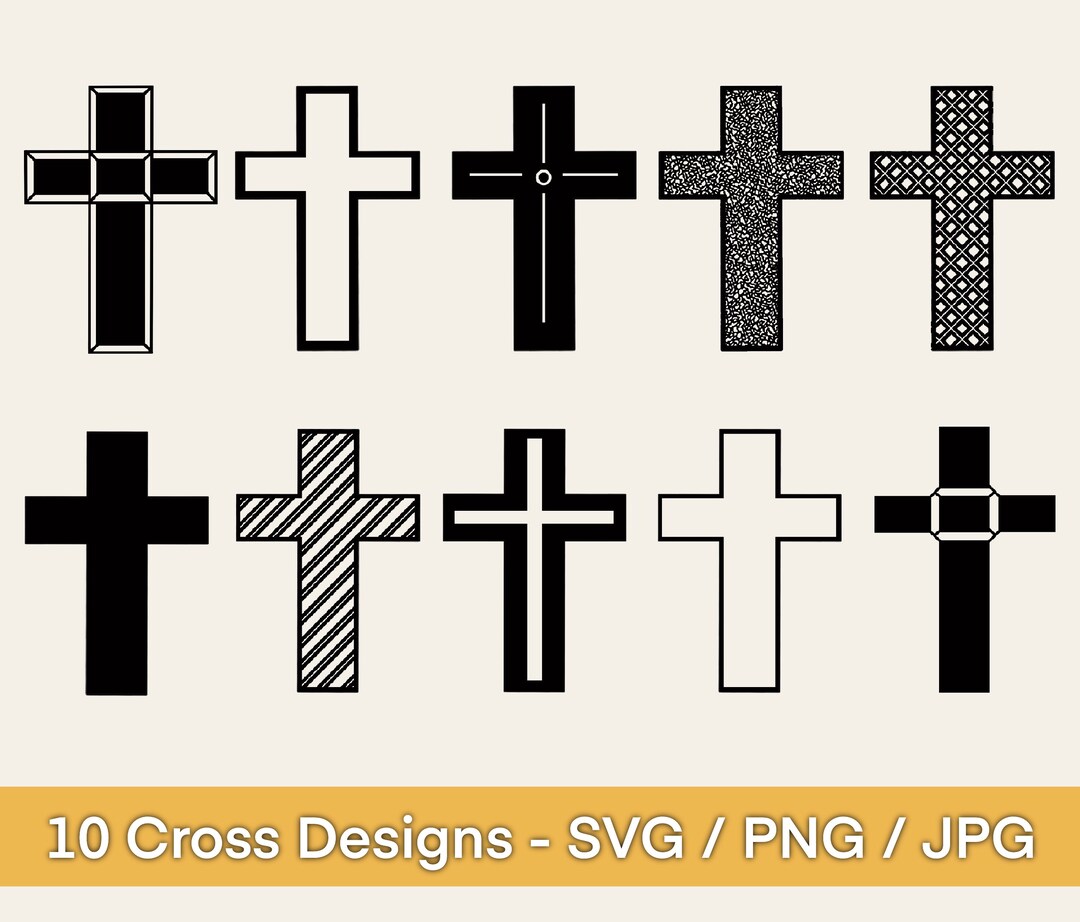 Cross SVG Designs: Easter Variety Bundle (digital Download) - Etsy