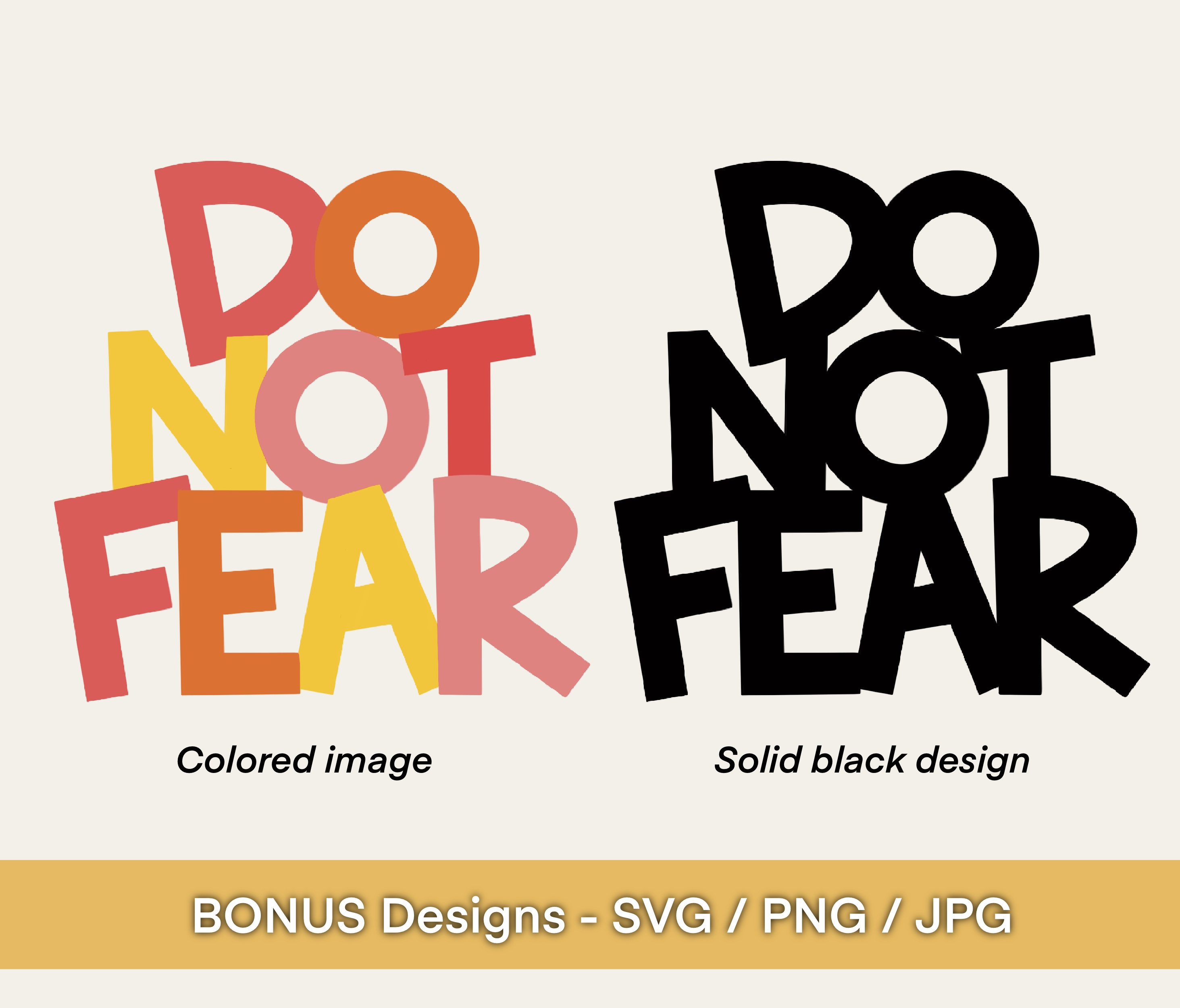 Do Not Fear SVG – Bible Verse, Clip Art (digital Download) - Etsy