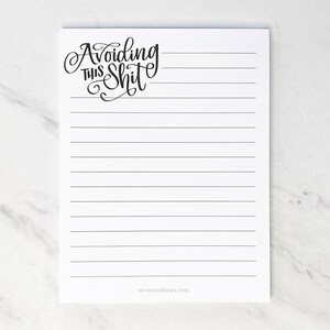 Notepad / Productive AF / Legit List / to Do List / Scratch Pad ...