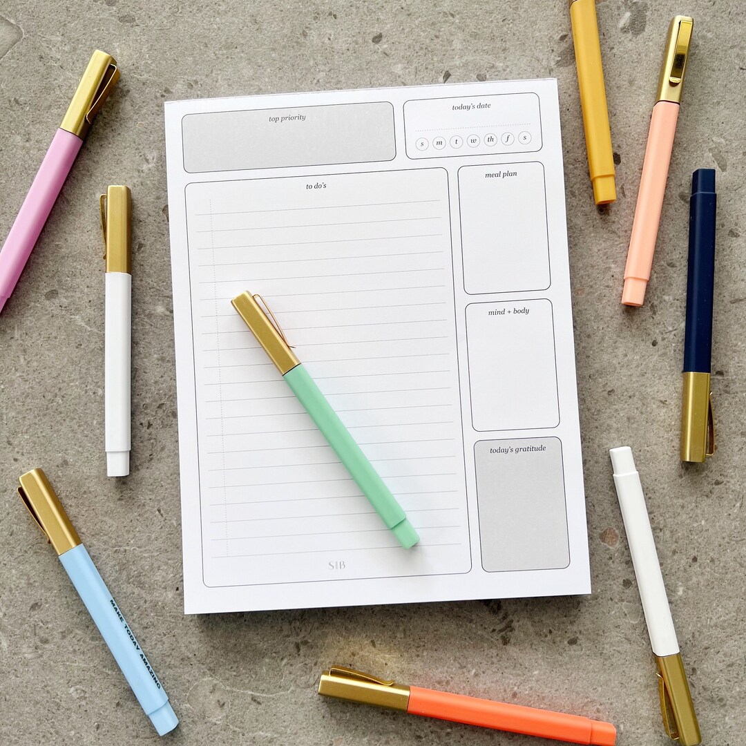 Daily Planner / Organized / Planning / Undated / Stevie and Bean ...