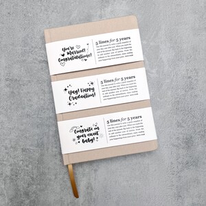 5 Year Journal / Notebook / Journaling / New Years Journal / Keepsake ...