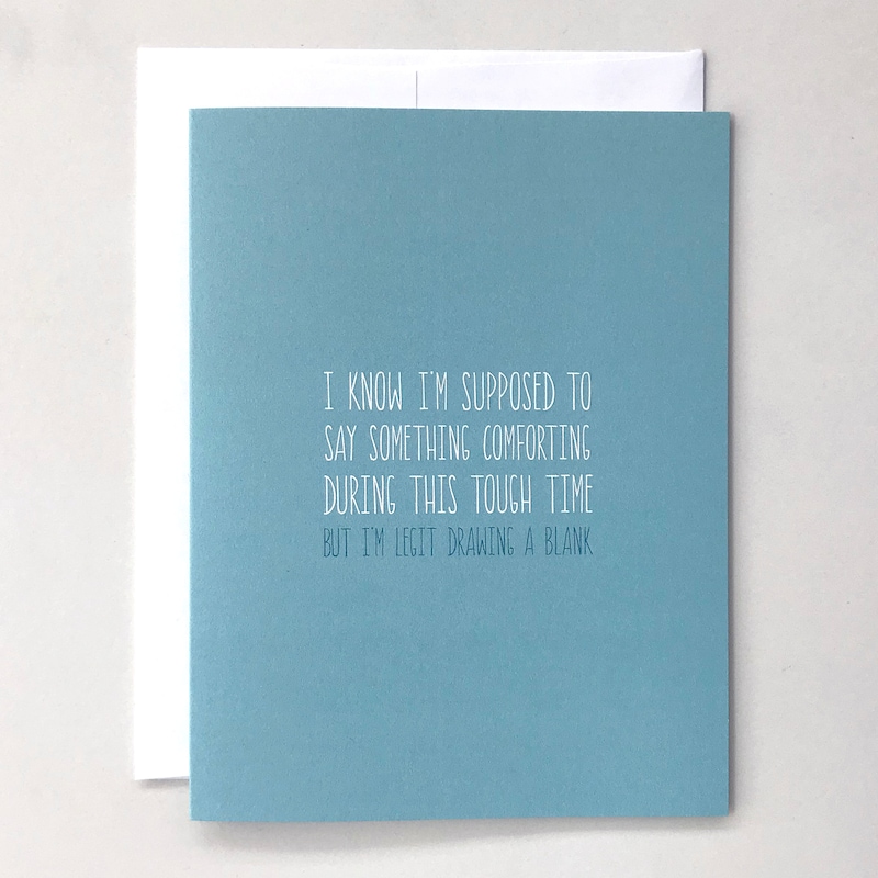 Funny Sympathy Card - Etsy