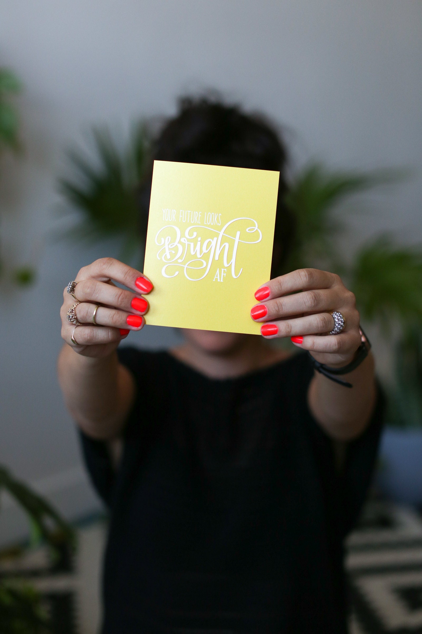 Your Future Looks Bright AF / Graduation Card / | Etsy