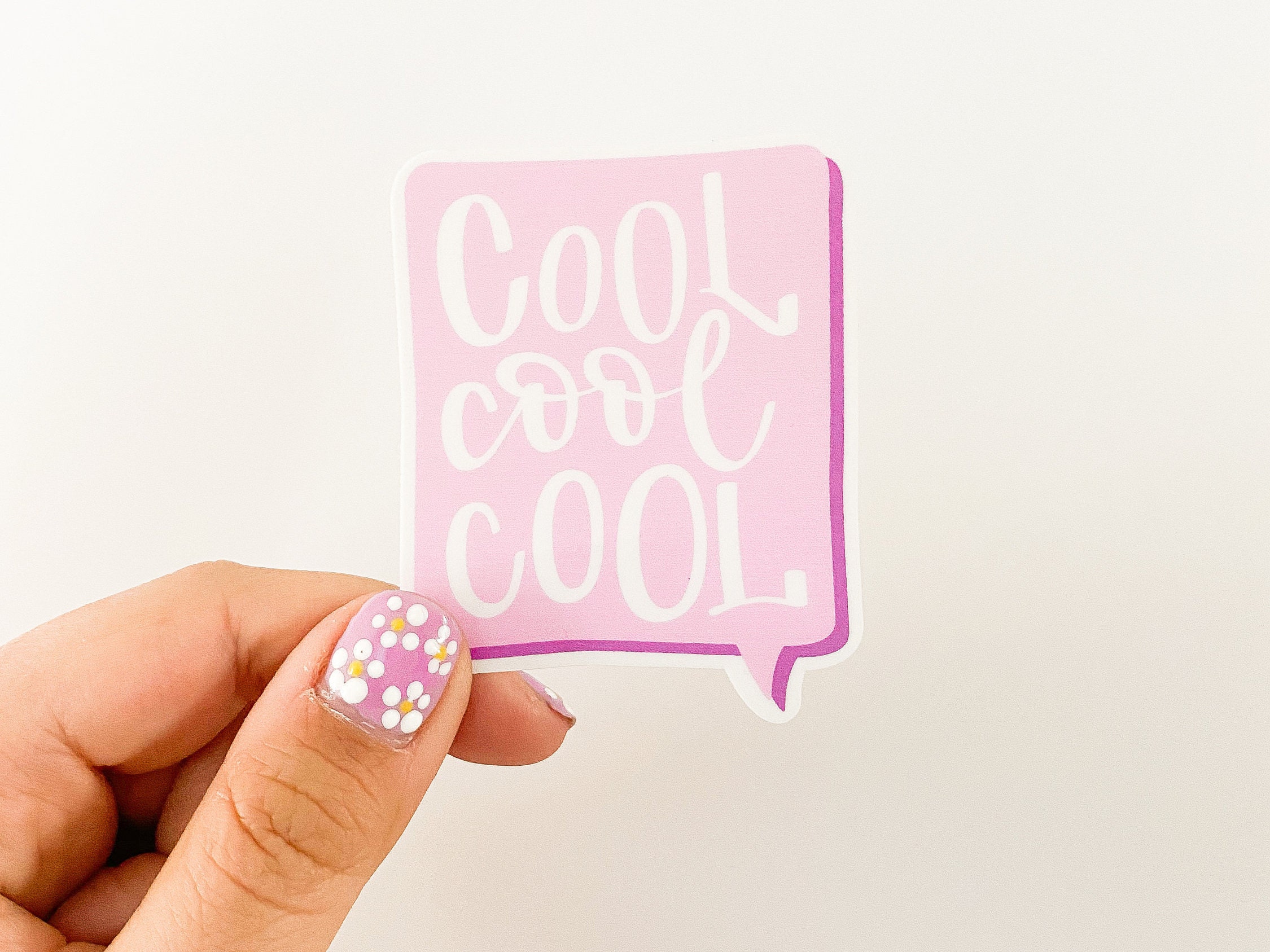 Cool Cool Cool / Sticker / Vinyl Sticker / Laptop Sticker / | Etsy