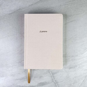 5 Year Journal / Notebook / Journaling / New Years Journal / Keepsake ...