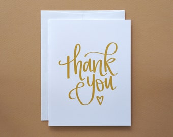 Blank Thank You Cards Thank You Cards Set Thank You Notes - Etsy