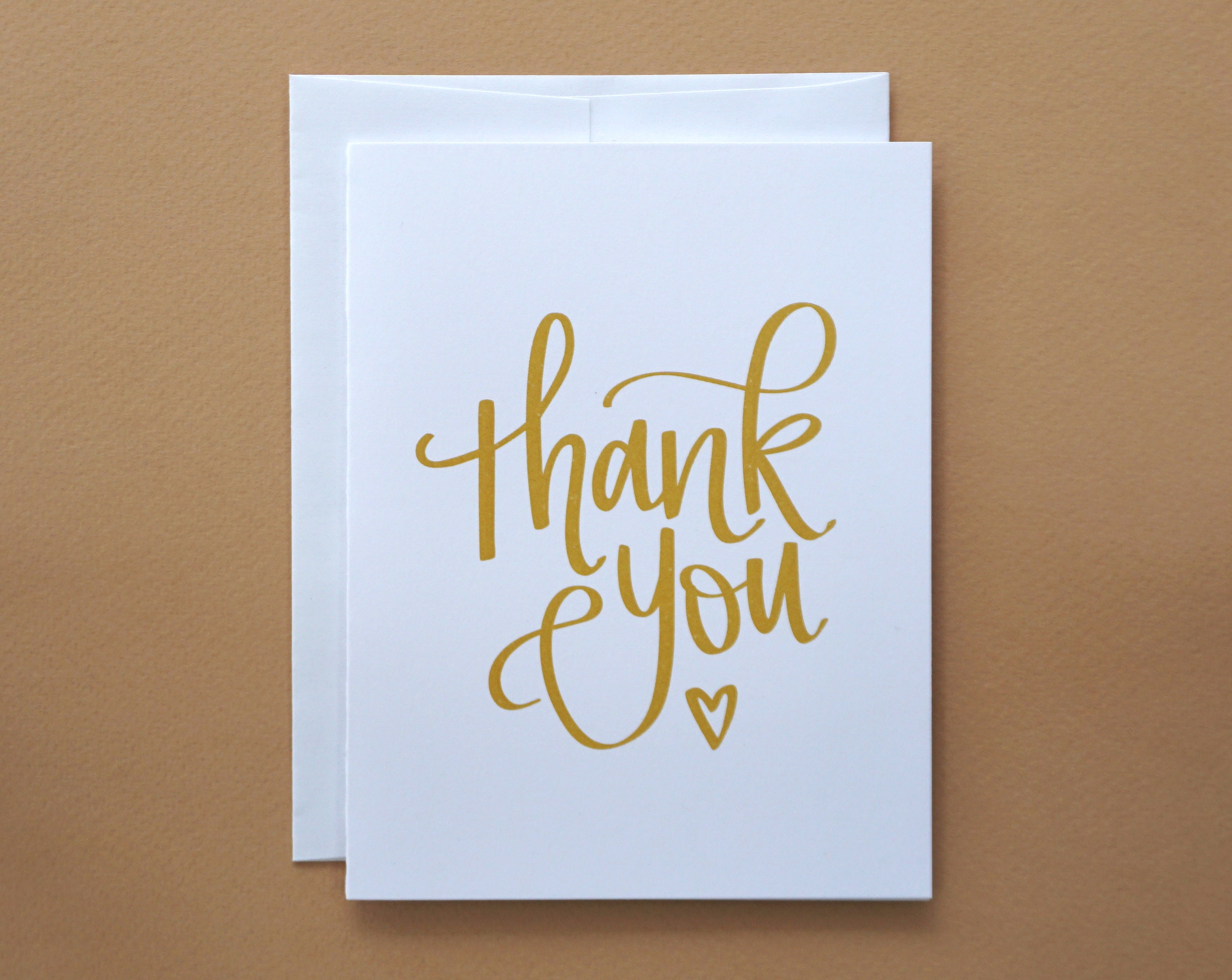 Thank You Calligraphy Card