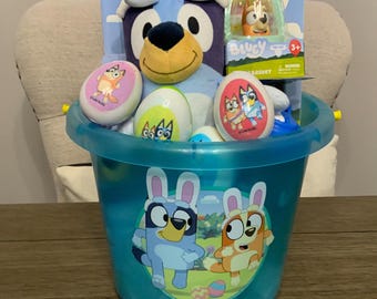 Bluey and Bingo Easter Pre Filled Basket/ Boys and Girls Easter Present ...