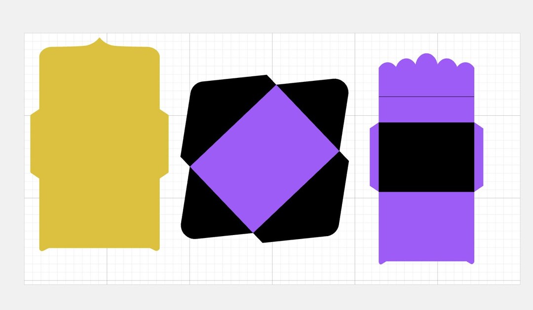 Envelope Cut Files 3 Different Styles SVG - Etsy