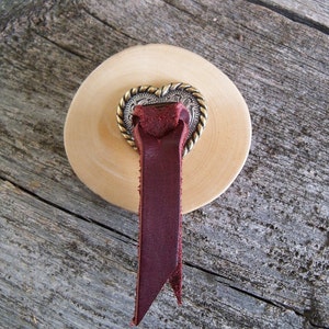 Rustic Ring Box With Concho and Saddle Leather. Engagement Ring Box ...