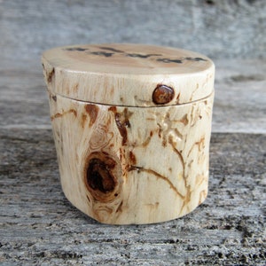 Rustic Ring Box With Wolf Tracks. Rustic Engagement Ring Box. Gift for ...