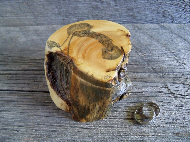 Rustic Ring Box. Rustic Engagement Ring Box. Handmade Ring Box | Etsy