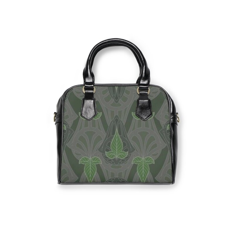 Hobbit Lord of the Rings Fantasy Leaves of Lothlórien Pattern Shoulder ...