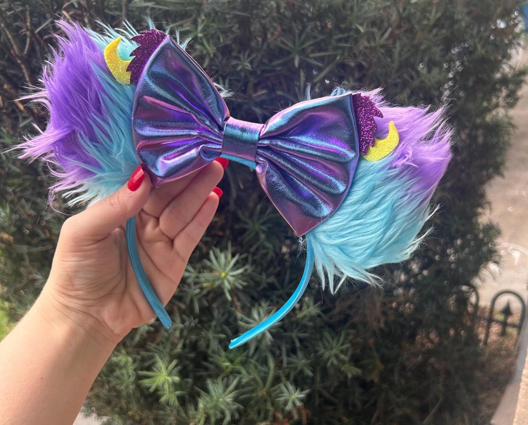 Sully Monsters Inc Minnie Mouse Ears, Ear Headband, Mickey Ears ...