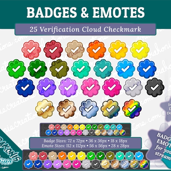 Twitch Checkmark Badge - Etsy