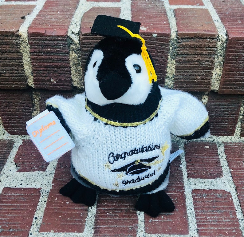 Congratulations Graduation Plush Penguin Stuffed Animal With - Etsy