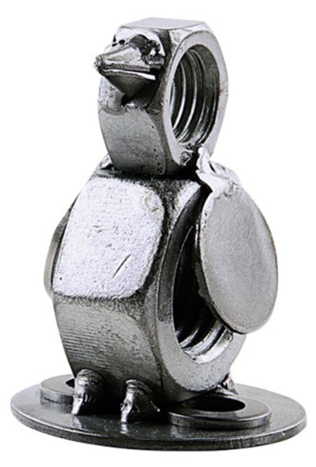Nuts & Bolts Metal Penguin Sculpture Figurine (3 1/2" Tall) - Etsy
