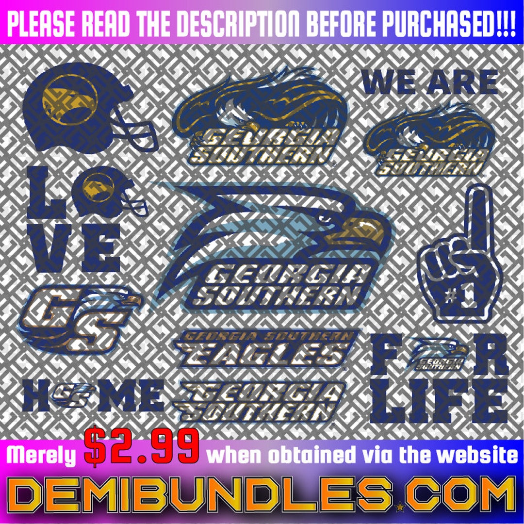 Georgia-sou-thern Eagles Team Bundle Svg, N-C-A-A Teams Svg, N-C-A-A ...