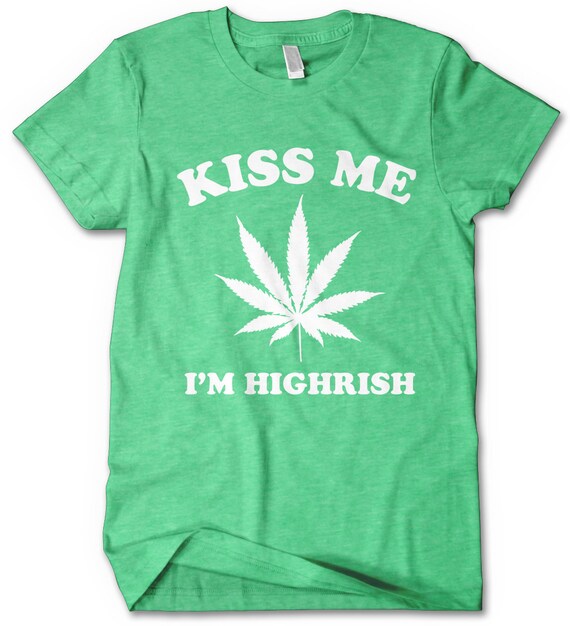 HIGHRISH Pot Leaf T Shirt Irish Shirt Weed Shirt CBD - Etsy