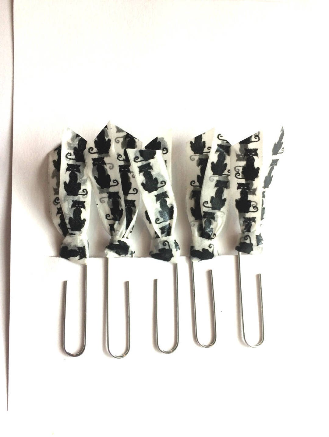 Halloween Paperclip Bookmarks//black Cats//halloween Cats//planner ...