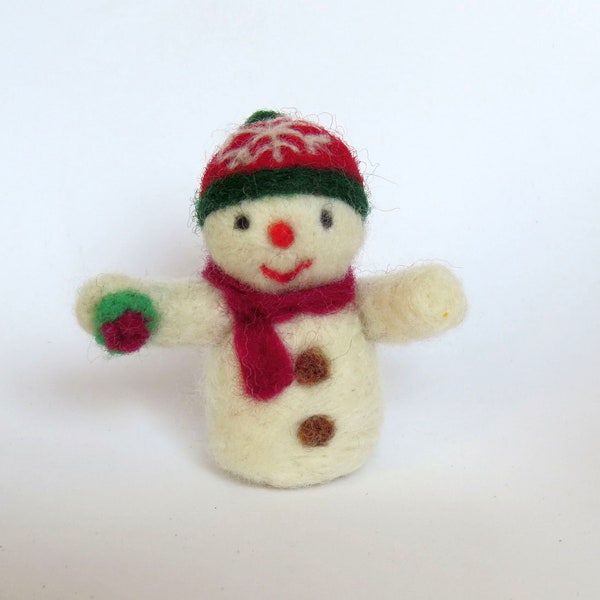 Felted Snowman - Etsy