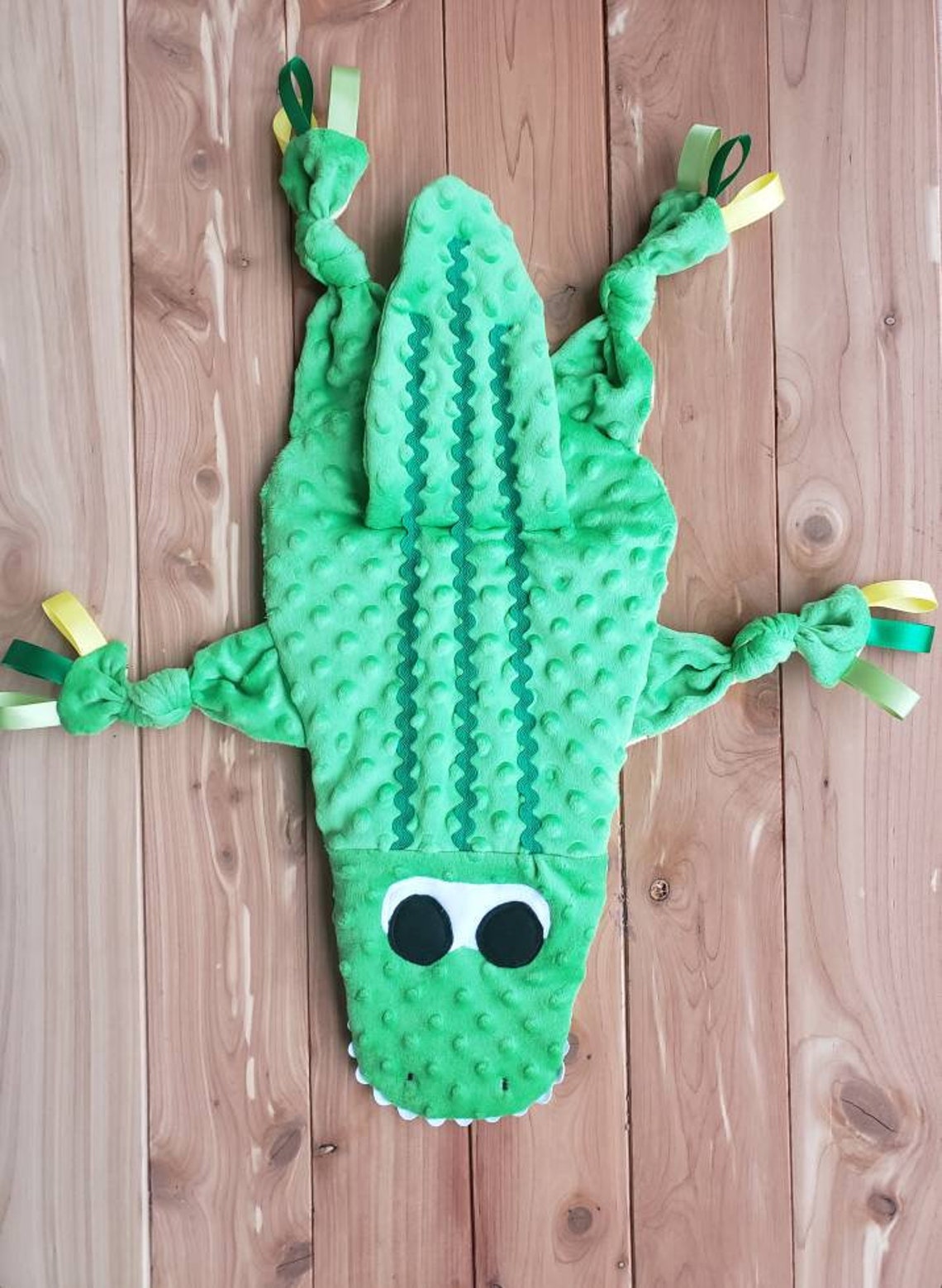 Alligator Cuddle Blanket Alligator Themed Nursery Sensory/ - Etsy
