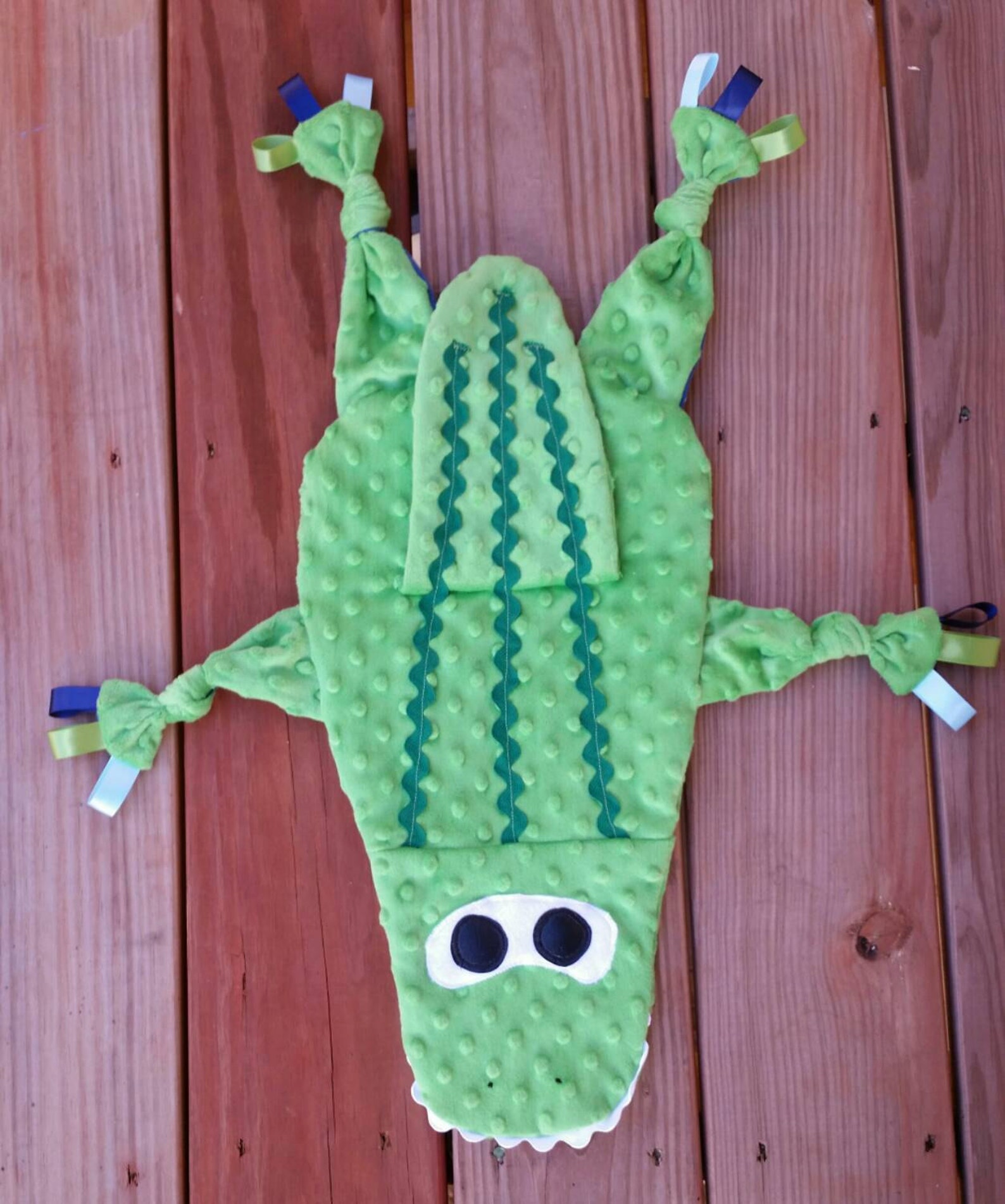 Alligator Cuddle Blanket Alligator Themed Nursery Sensory/ - Etsy