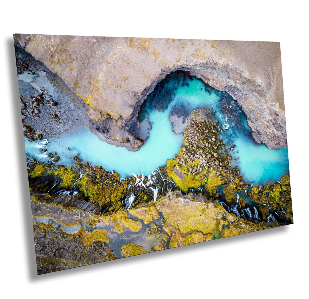 Iceland Waterfall Print: Valley of Tears Canvas Wall Art - Etsy