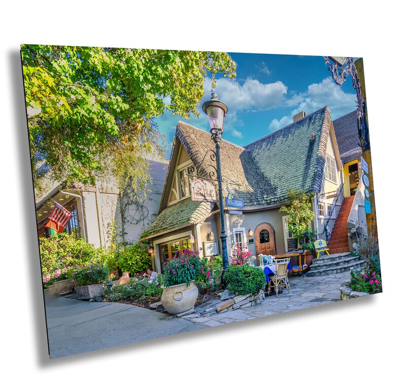 Carmel by the Sea White Rabbit Cottage California Photo Print Canvas ...