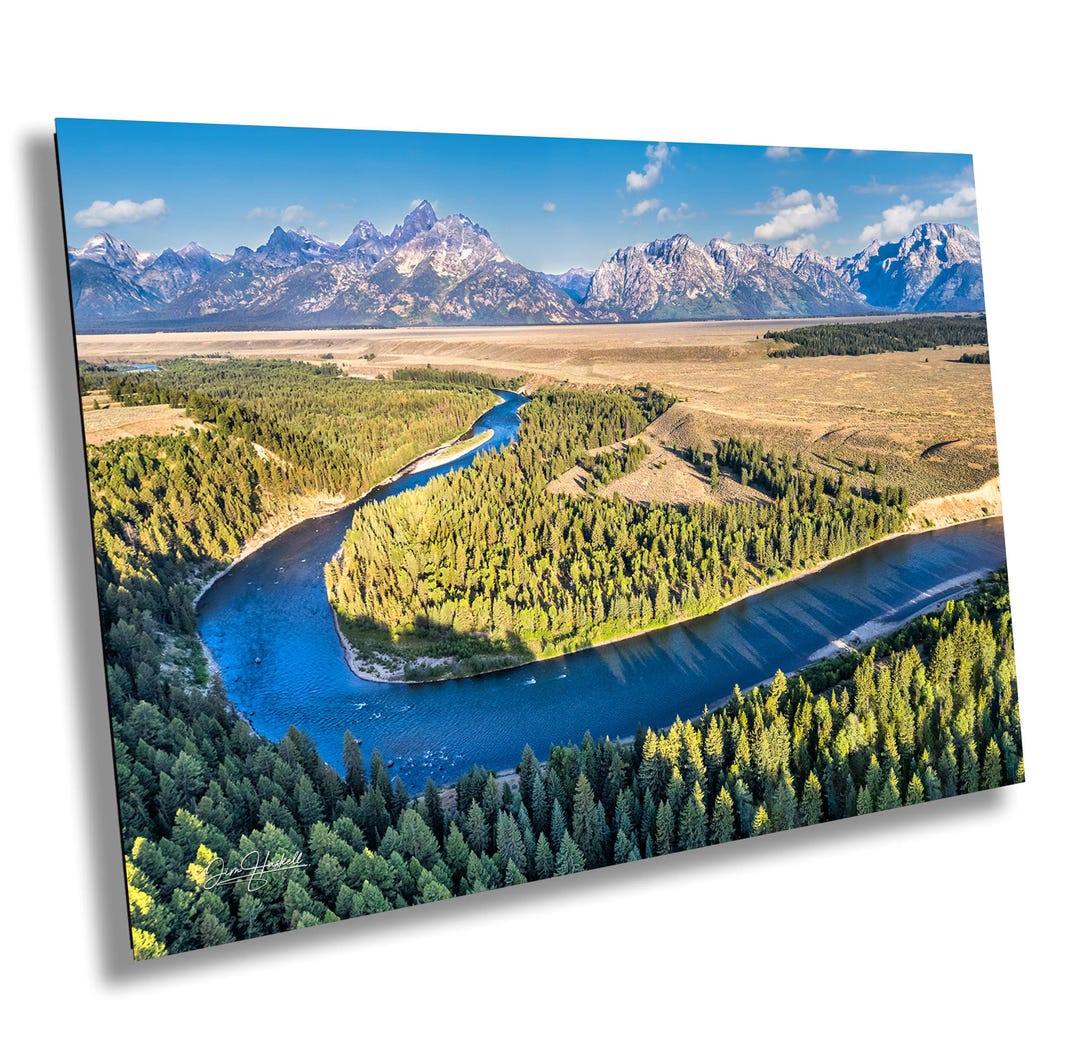 Grand Teton Wall Art: Snake River Scene - Paper, Canvas, Metal, Acrylic ...