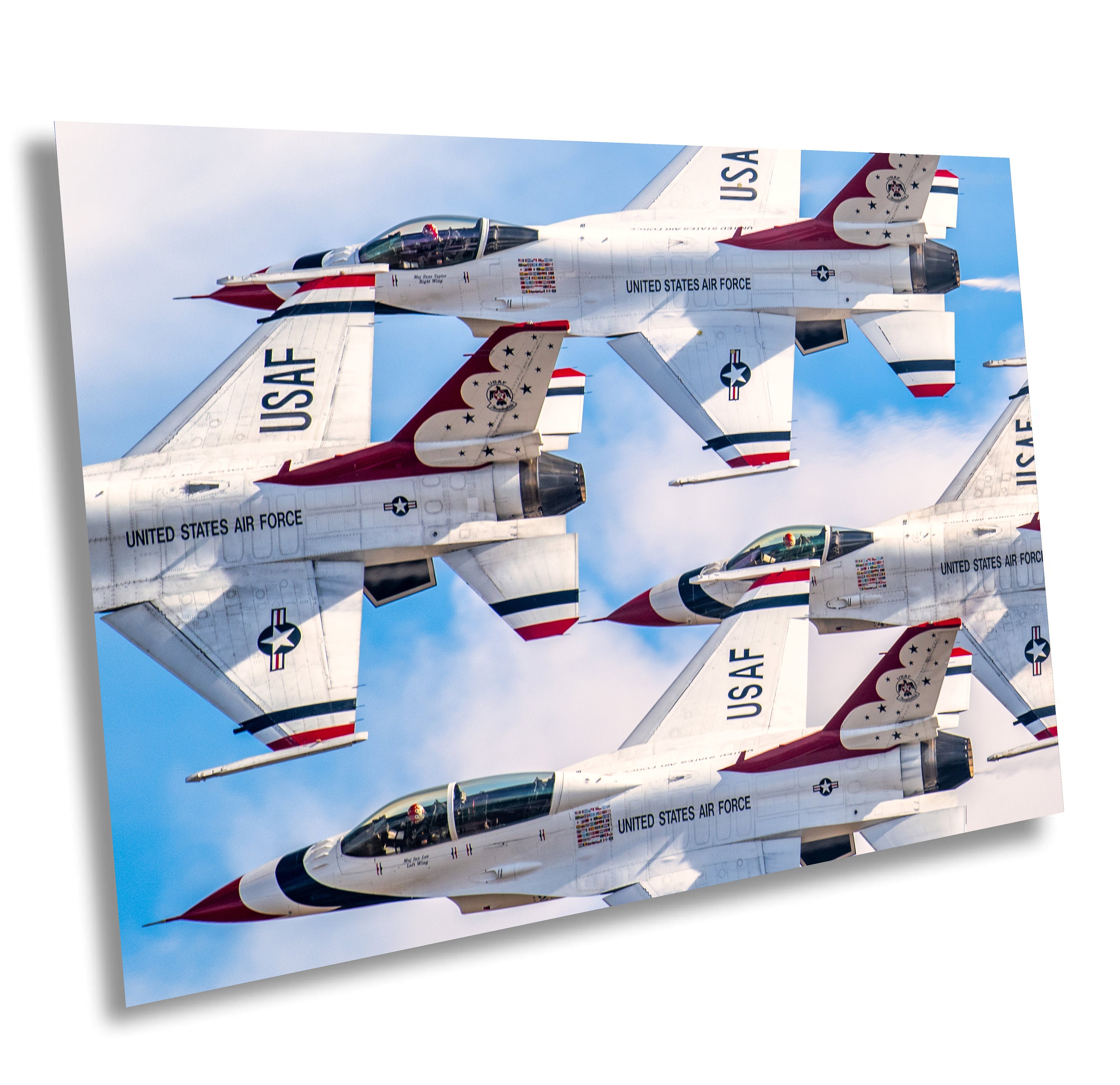 Thunderbirds US Air Force USAF 1 Photo Print Canvas Acrylic Metal - Etsy