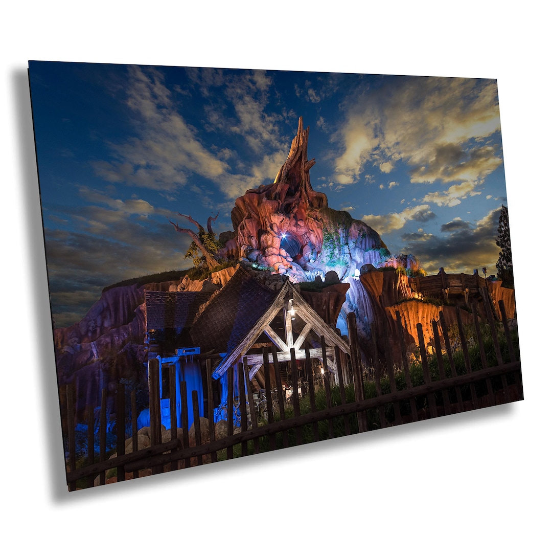 Splash Mountain Disneyland Print: Tiana's Bayou Adventure Wall Art - Etsy