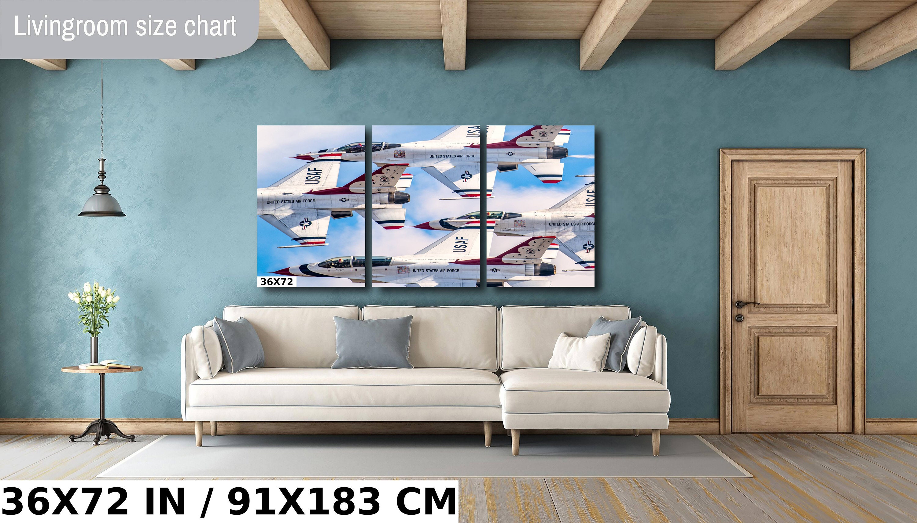 Thunderbirds US Air Force USAF 1 Photo Print Canvas Acrylic Metal - Etsy