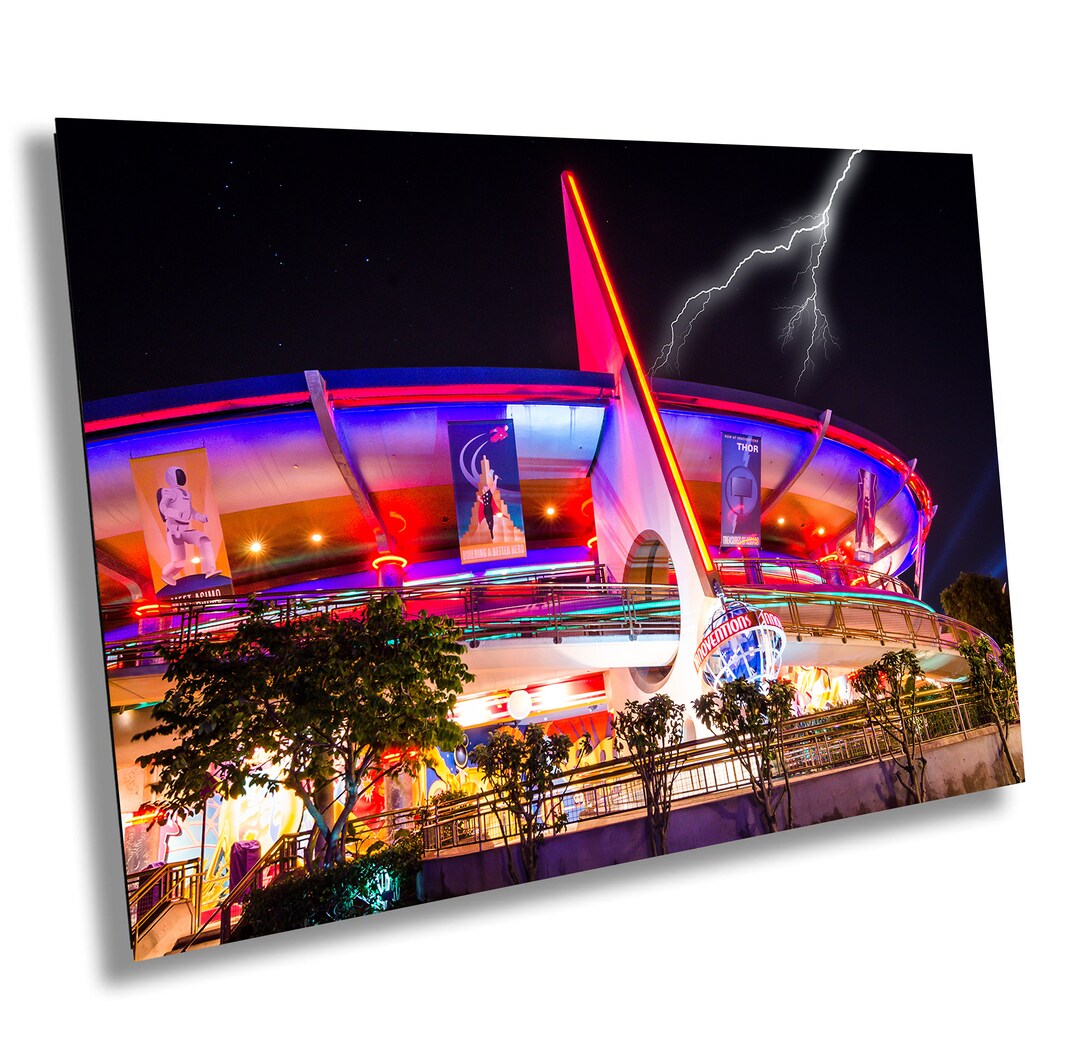 Disneyland Innoventions Building Tomorrowland America Sings Print ...