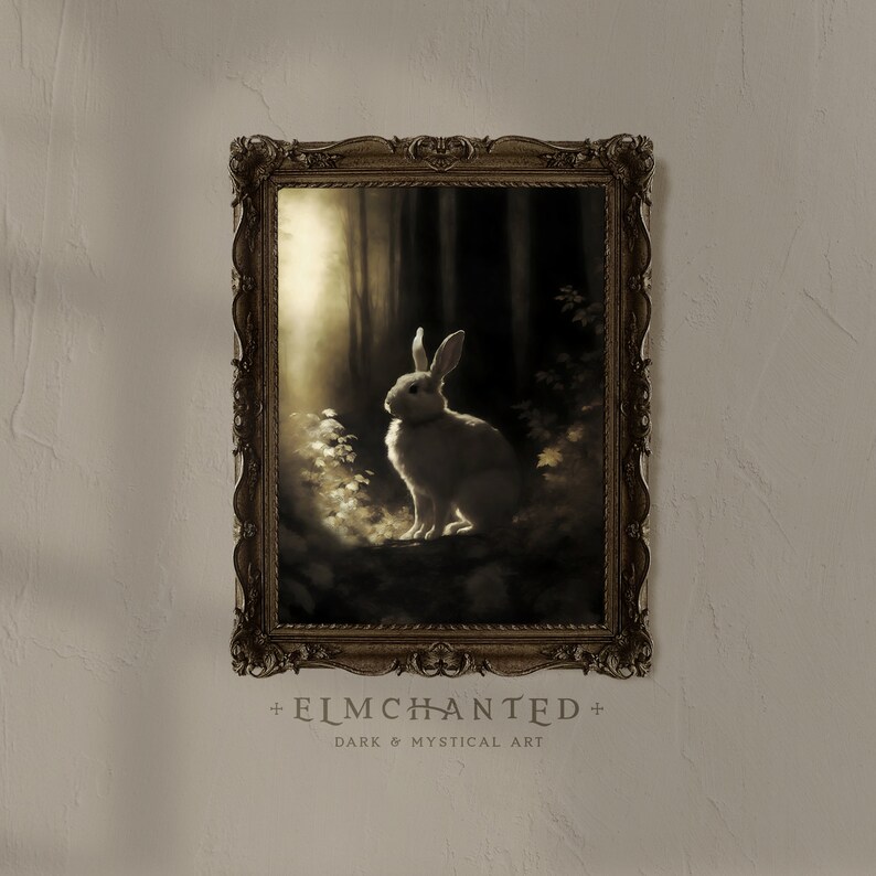 Set of 3 Dark Cottagecore Prints, Woodland Animal Nature Gallery Wall ...