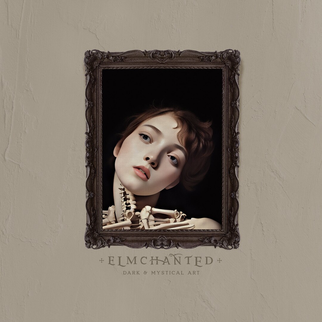 Contorted | Macabre Portrait Painting, Curio Wall Decor, Gothic Home ...