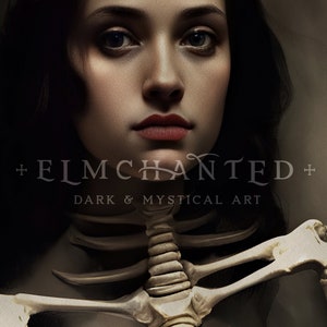 Creepy Victorian Portrait | Gothic Home Decor, Spooky Wall Art, Dark ...