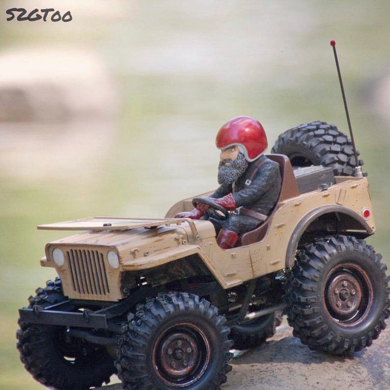 Tamiya Bayou Billy/wild Willy Variant RC Driver Head - Etsy