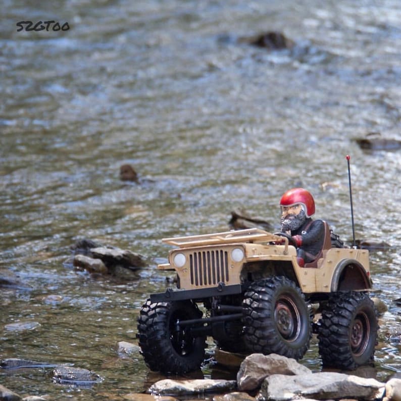 Tamiya Bayou Billy/wild Willy Variant RC Driver Head - Etsy