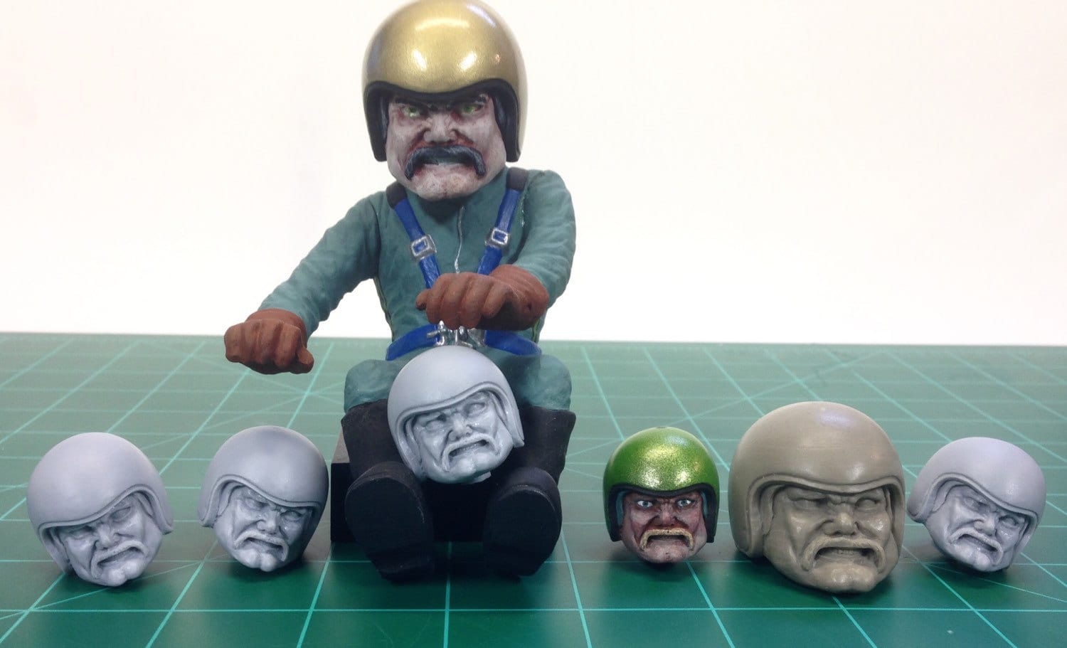 Tamiya Psycho Miko Mini 1/10 Scale RC Driver Head Unpainted | Etsy