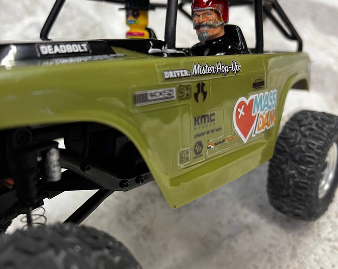 1/24 Scale Dastardly Dan Rc Driver Head, Unpainted - Etsy