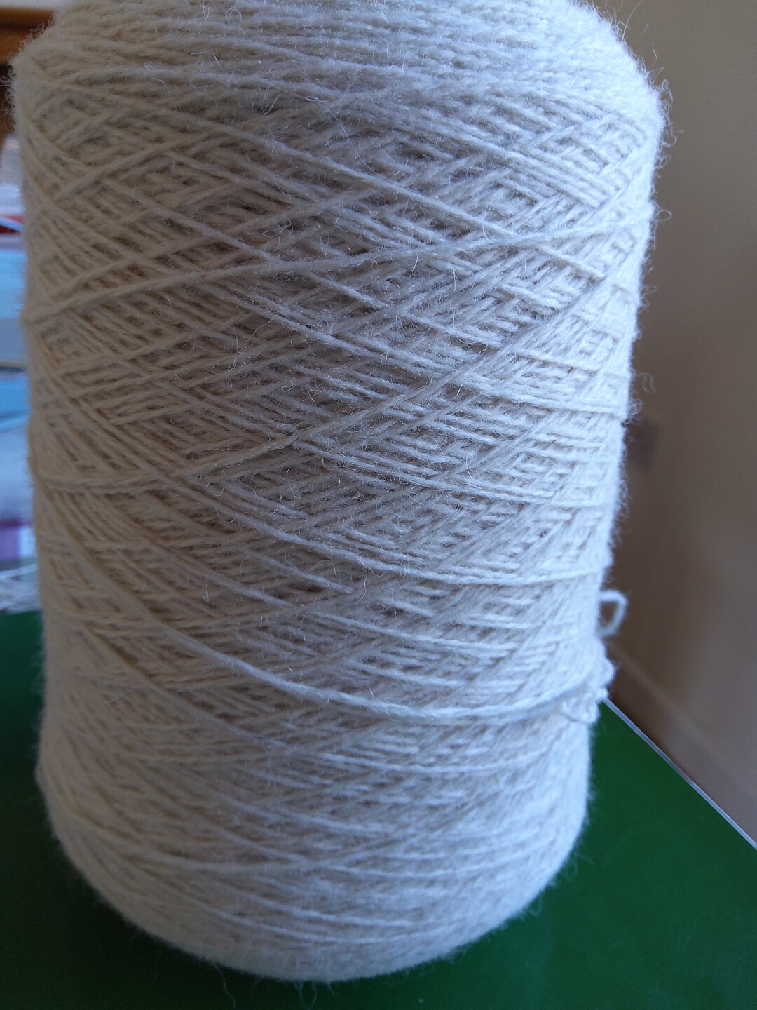 BOWMONT Merino / Alpaca Yarn 450g /15.8 Oz Oiled on Cone for Weaving ...