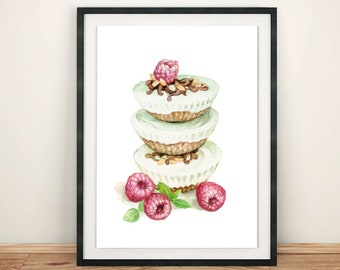 Cheesecake art | Etsy