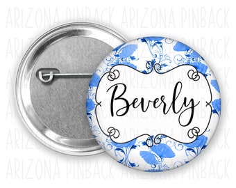 Pinback Name Tag - Etsy