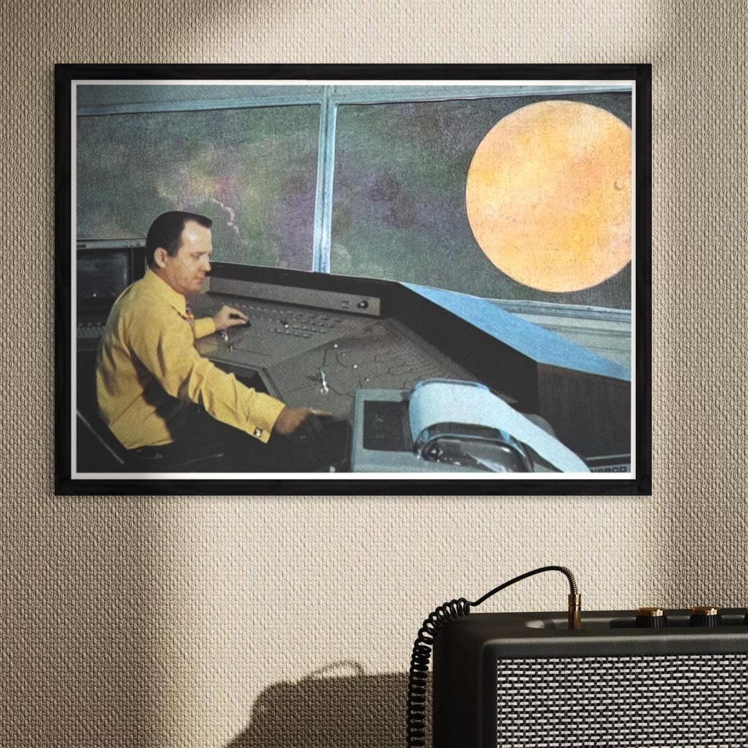 Limited Edition Lunar Collage Print: Vintage Book Art - Etsy
