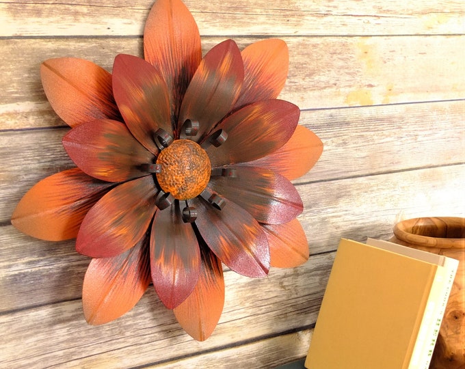 Outdoor Metal Decor Fall Decor Rustic Metal Wall Art for - Etsy